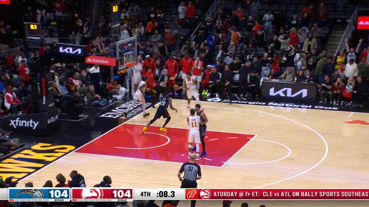 Last Second Field Goal: Magic @ Hawks | NBA Official