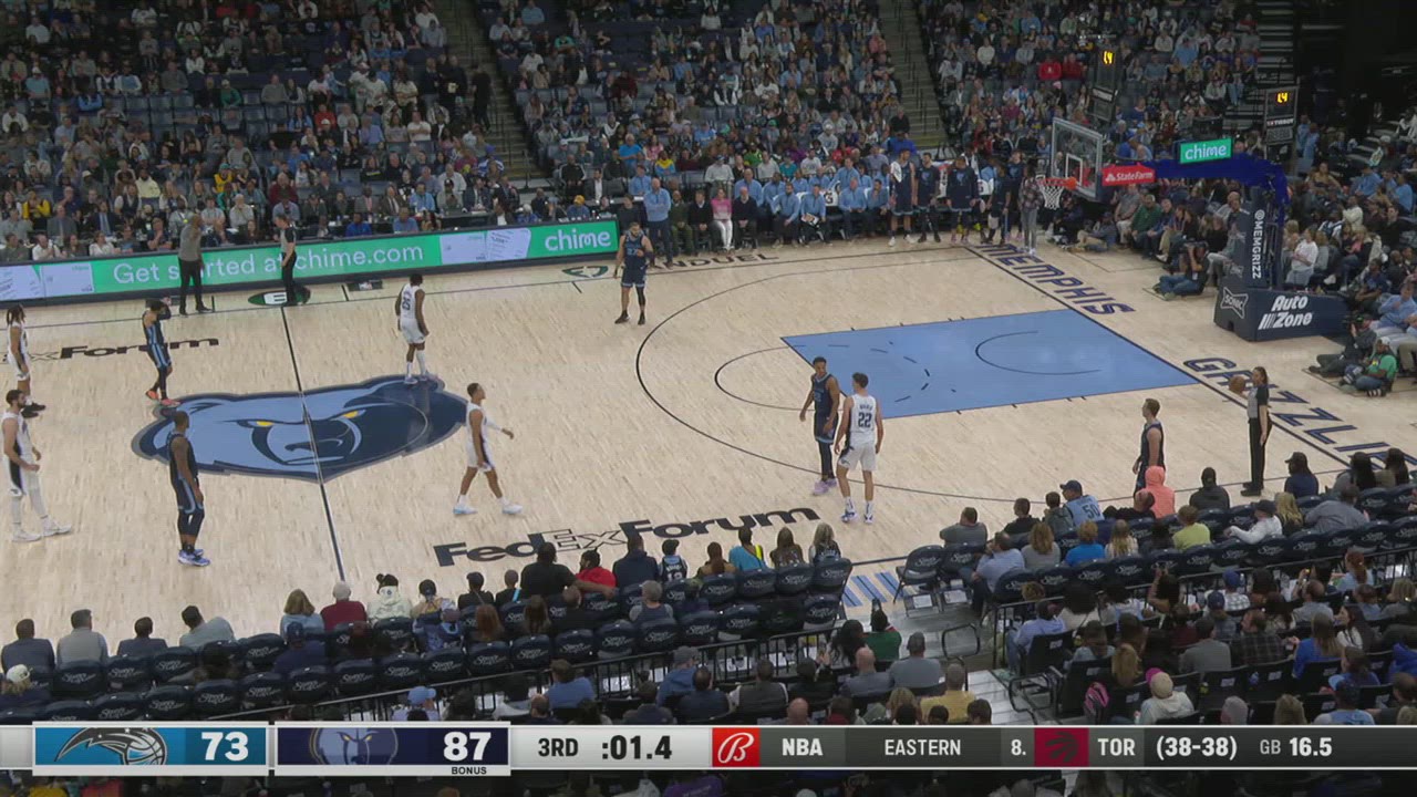Last Second Field Goal: Magic @ Grizzlies | NBA Official