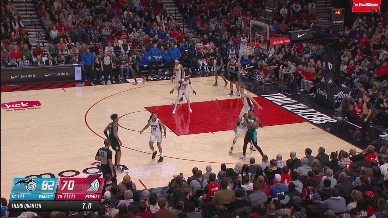 Last Second Field Goal: Magic @ Trail Blazers | NBA Official