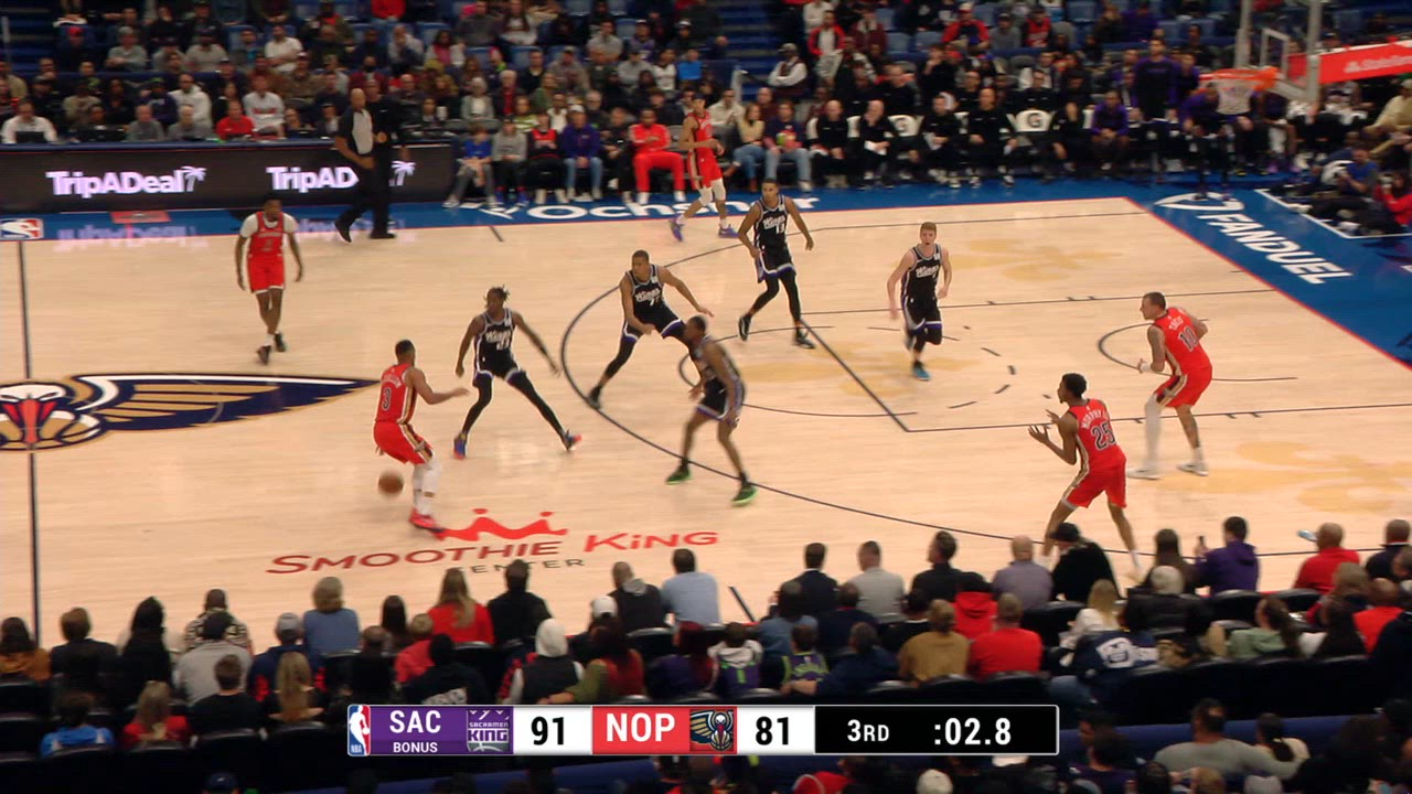 Last Second Field Goal: Kings @ Pelicans | NBA Official