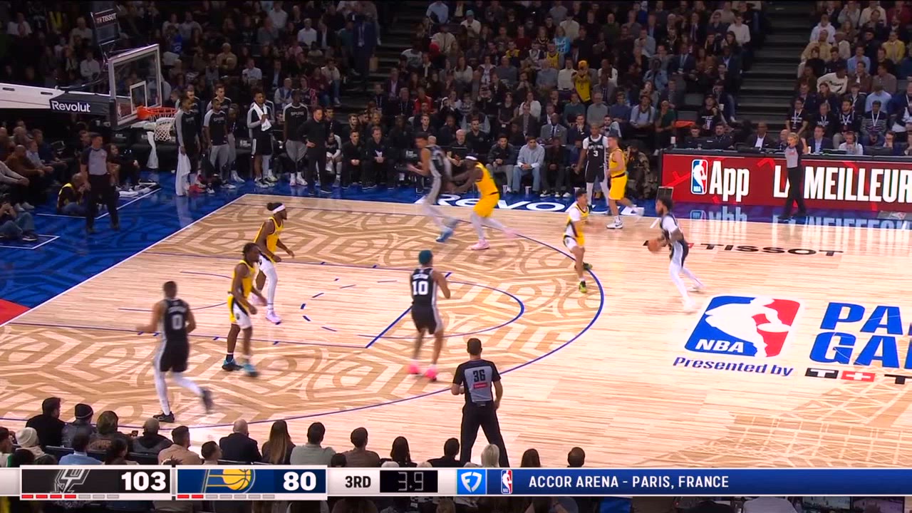 Last Second Field Goal: Spurs @ Pacers | NBA Official