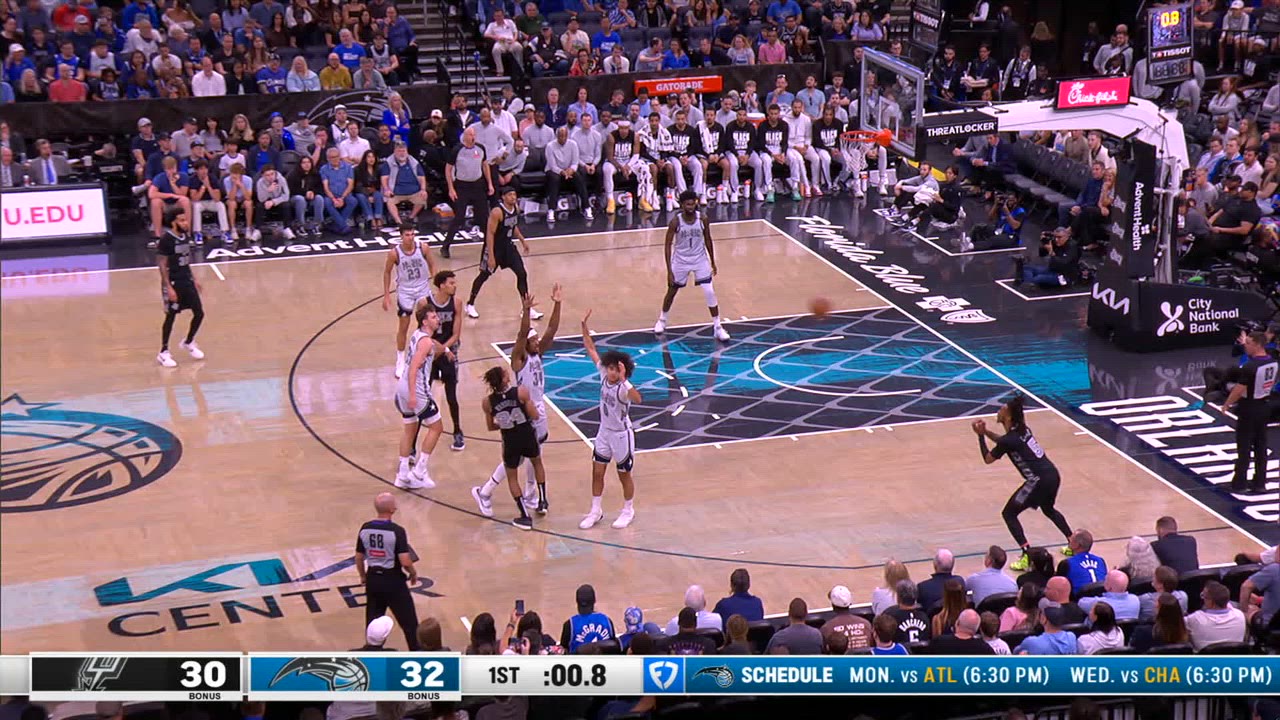 Last Second Field Goal: Spurs @ Magic | NBA Official