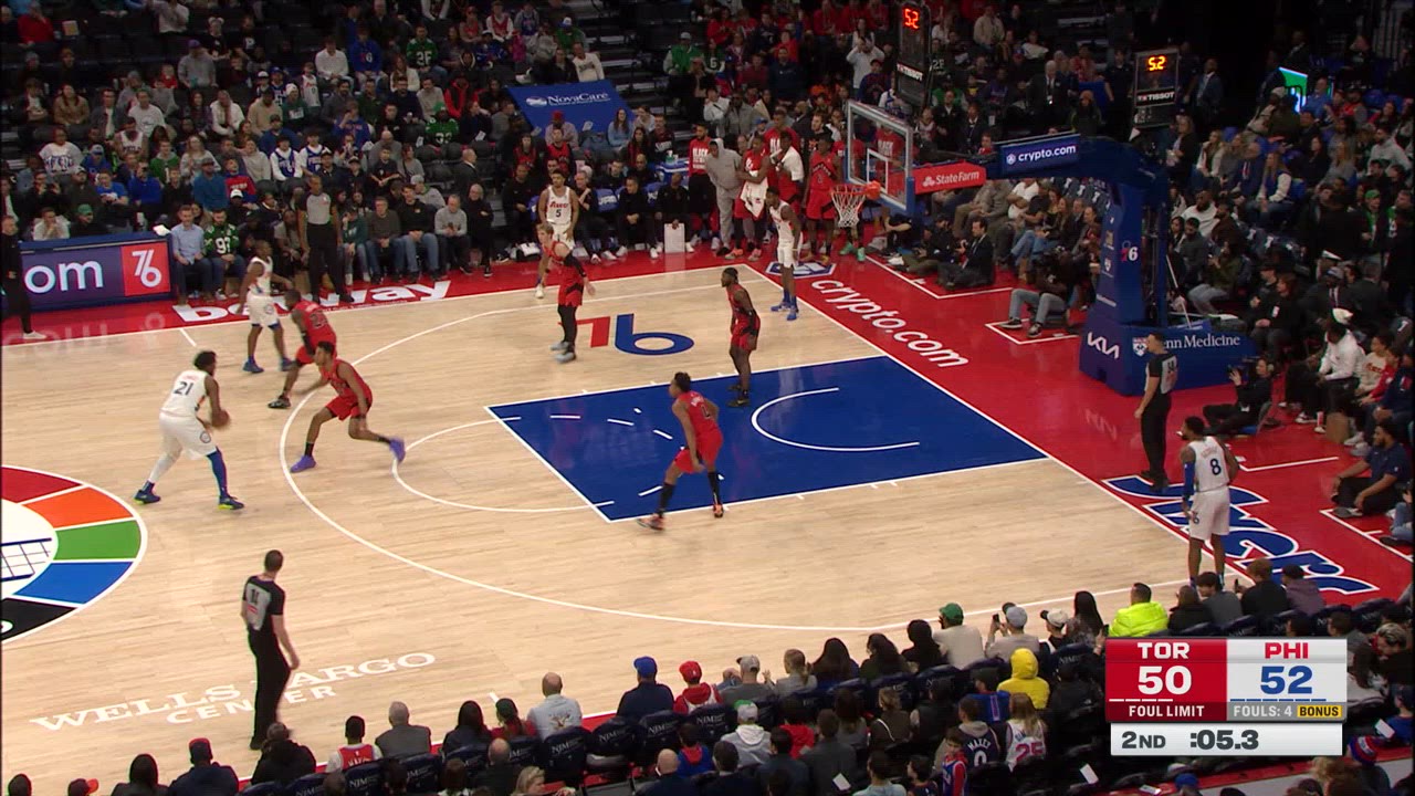 Last Second Field Goal: Raptors @ 76ers | NBA Official