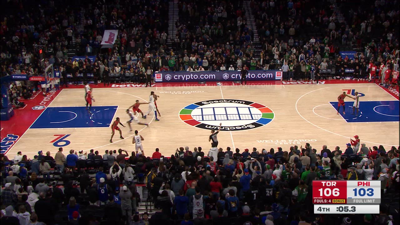 Last Second Field Goal: Raptors @ 76ers | NBA Official