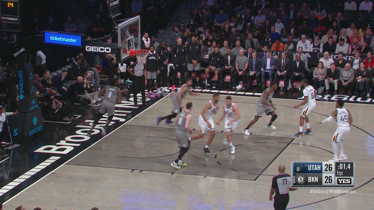 Last Second Field Goal: Jazz @ Nets | NBA Official