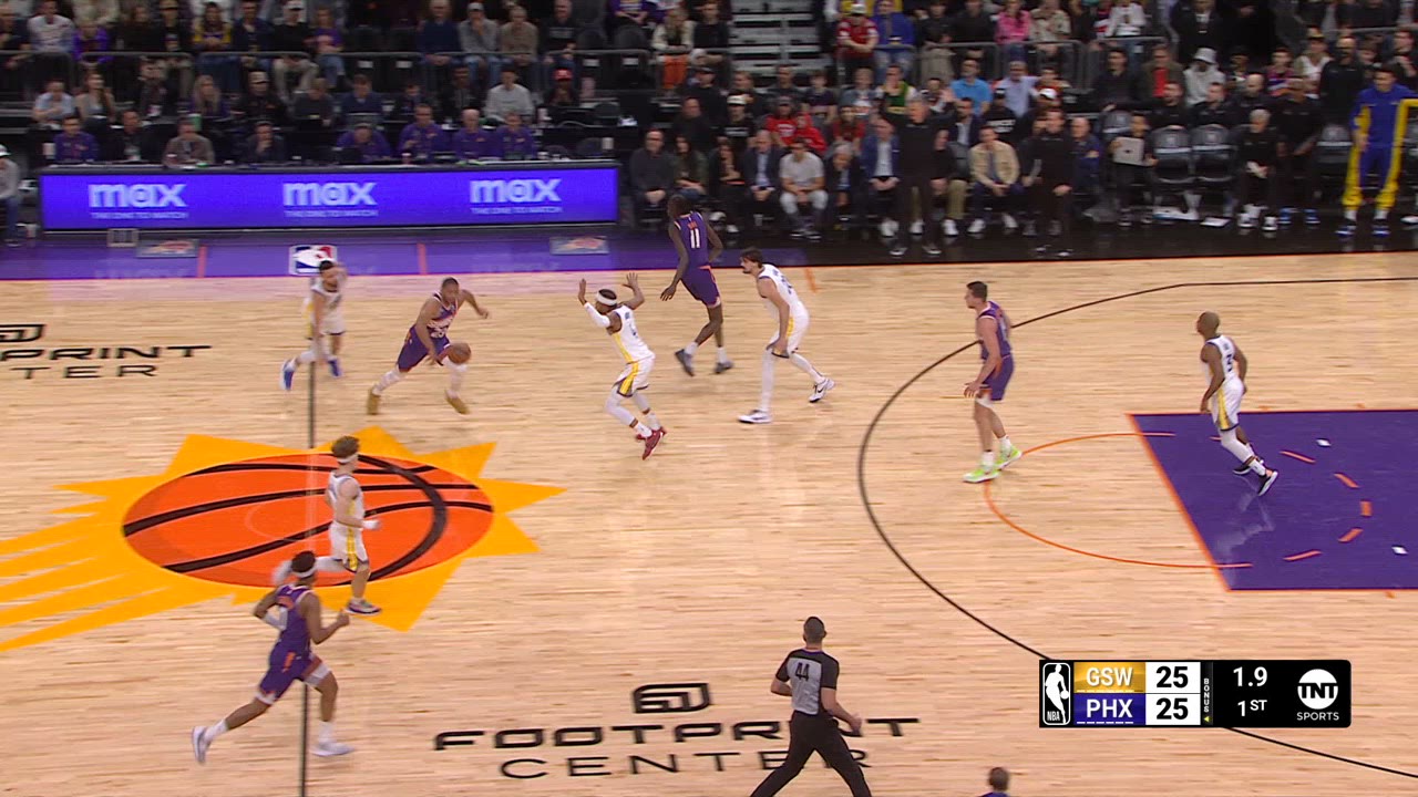 End of Period Foul: Warriors @ Suns | NBA Official
