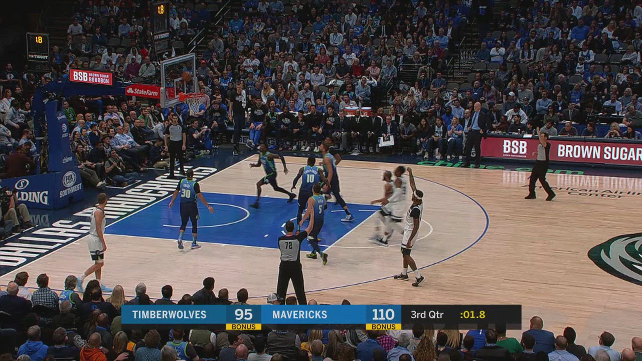 Last Second Foul: Timberwolves @ Mavericks | NBA Official
