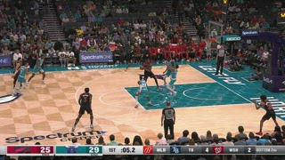 End of Period Foul: Raptors @ Hornets | NBA Official