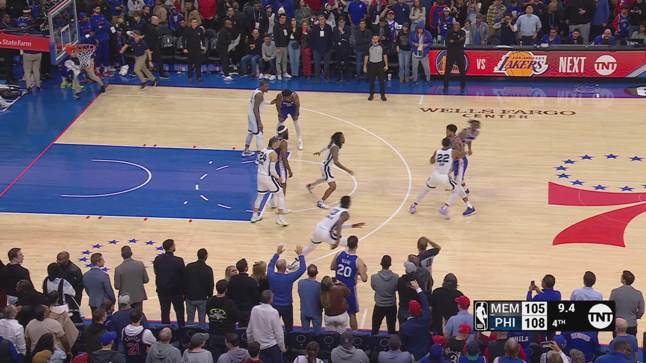 Player Altercation: Grizzlies @ 76ers | NBA Official