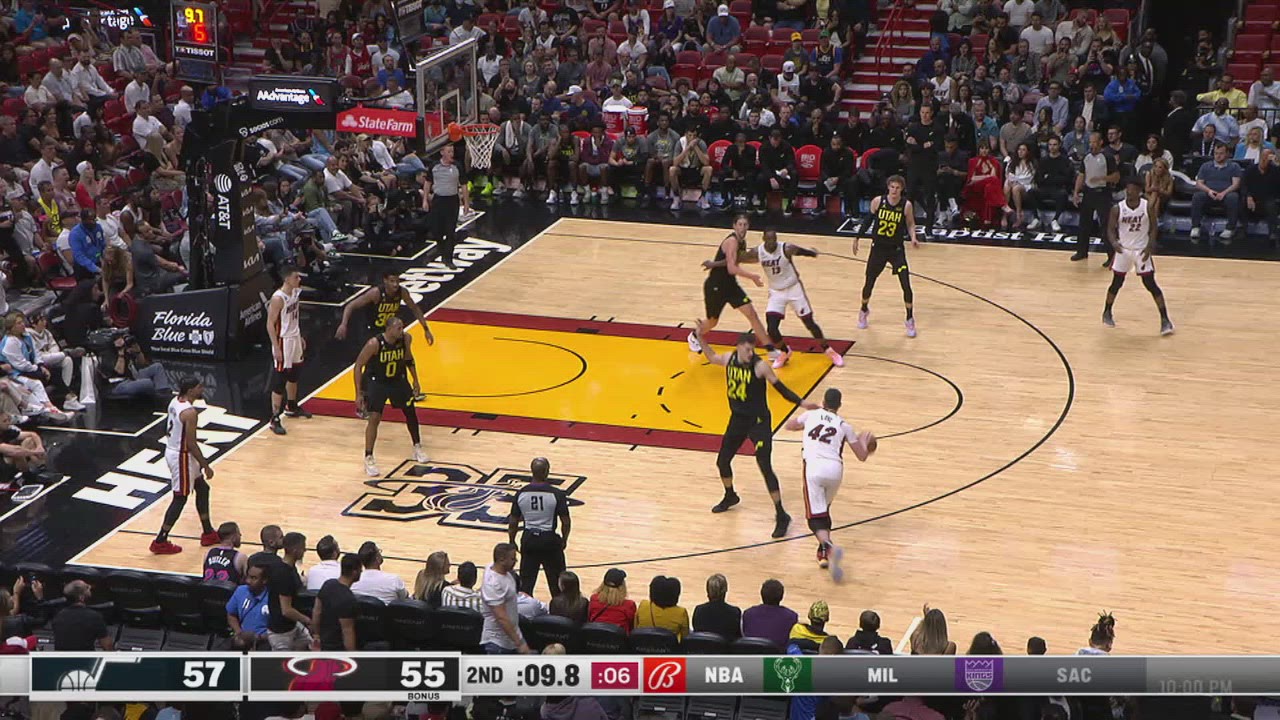 Player Altercation: Jazz @ Heat | NBA Official