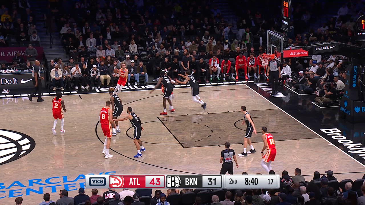 Two-Point/Three-Point Field Goal: Hawks @ Nets | NBA Official