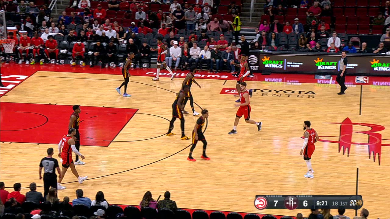Two-Point/Three-Point Field Goal: Hawks @ Rockets | NBA Official