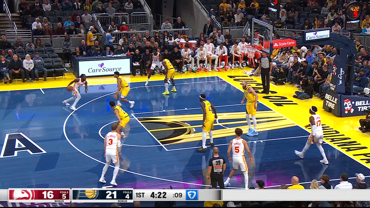 Two-Point/Three-Point Field Goal: Hawks @ Pacers | NBA Official