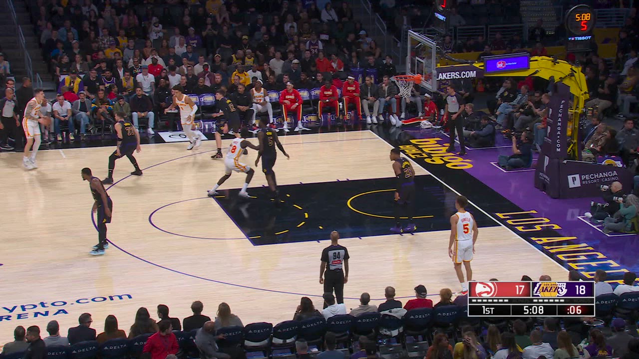 Two-Point/Three-Point Field Goal: Hawks @ Lakers | NBA Official