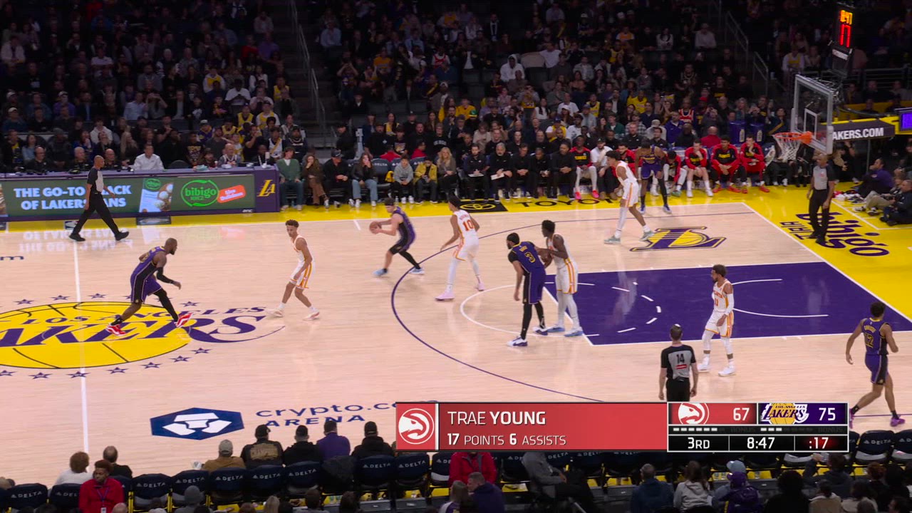 Two-Point/Three-Point Field Goal: Hawks @ Lakers | NBA Official
