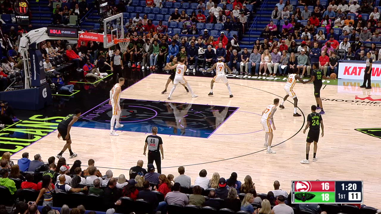 Two-Point/Three-Point Field Goal: Hawks @ Pelicans | NBA Official
