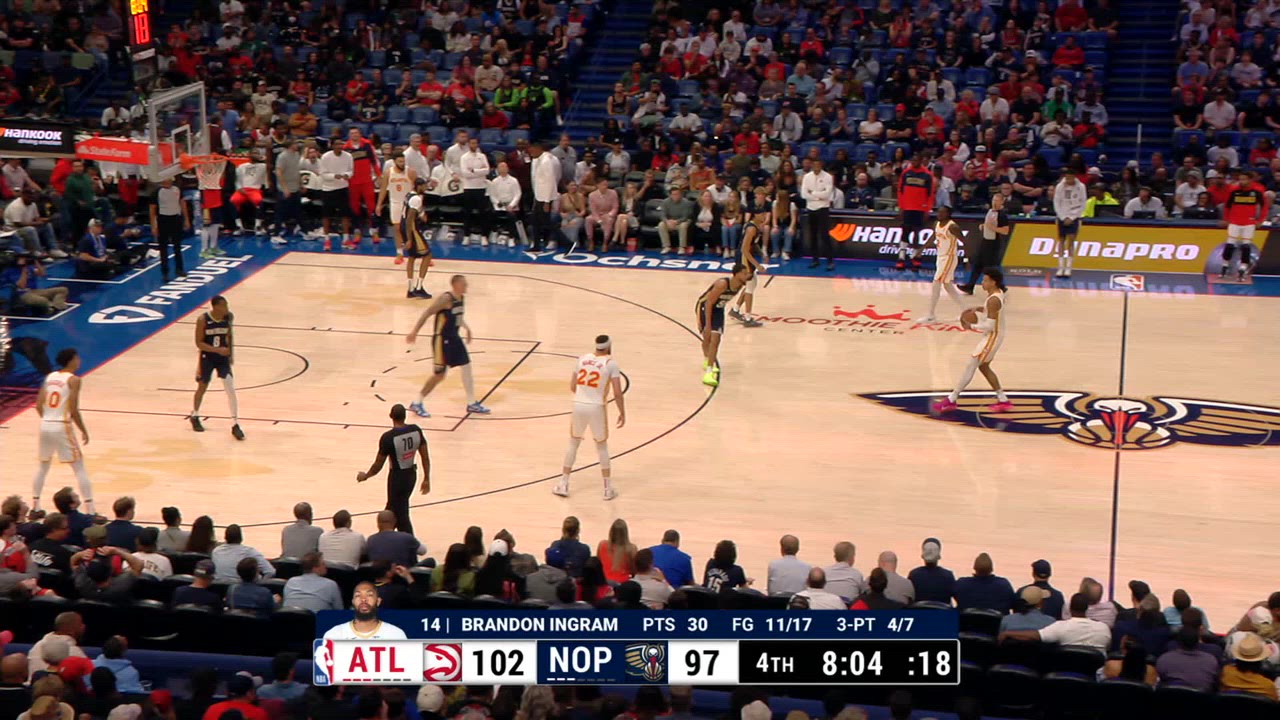 Two-Point/Three-Point Field Goal: Hawks @ Pelicans | NBA Official