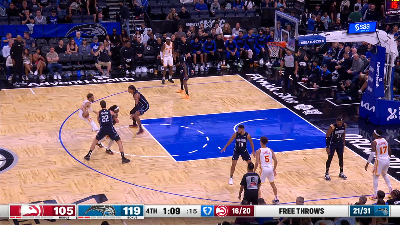 Two-Point/Three-Point Field Goal: Hawks @ Magic | NBA Official