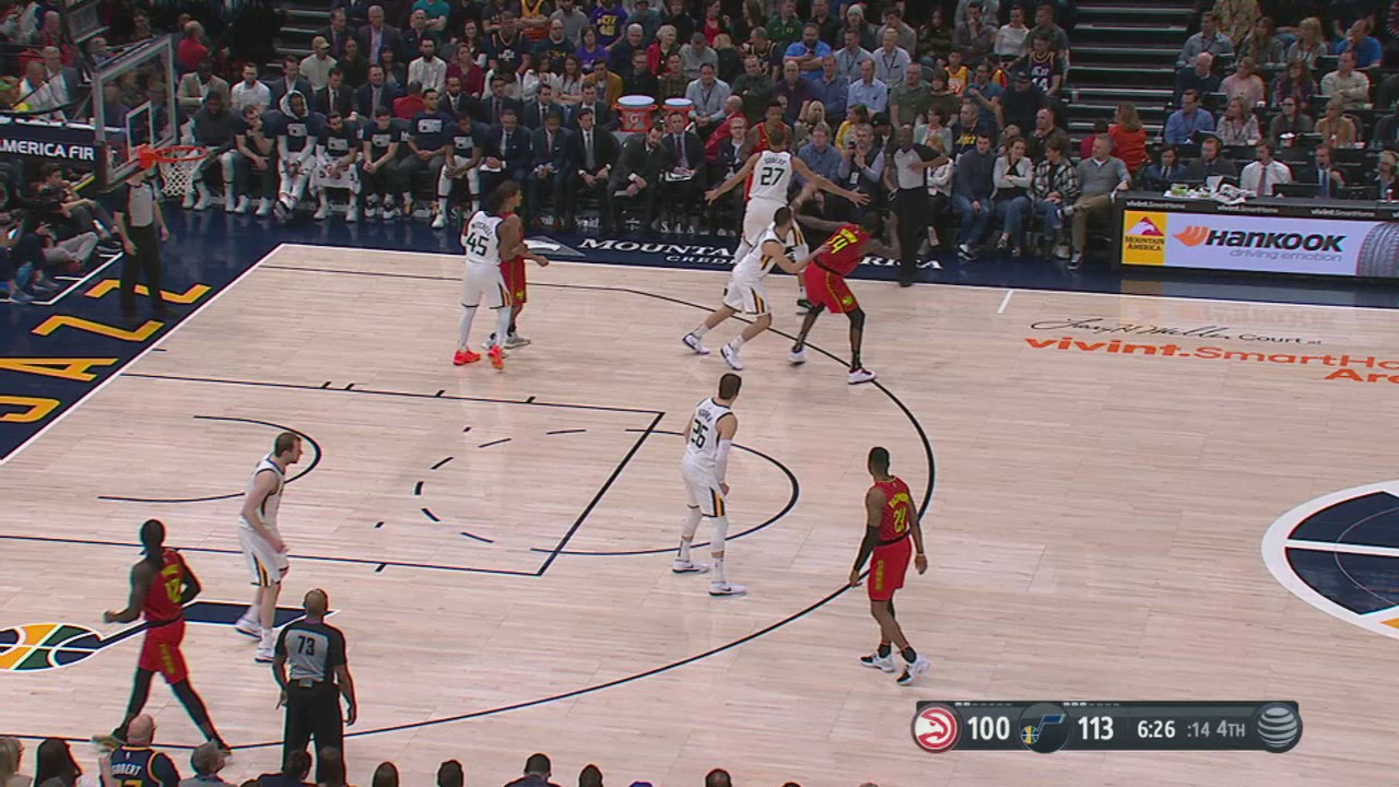 Two-Point/Three-Point Field Goal: Hawks @ Jazz | NBA Official