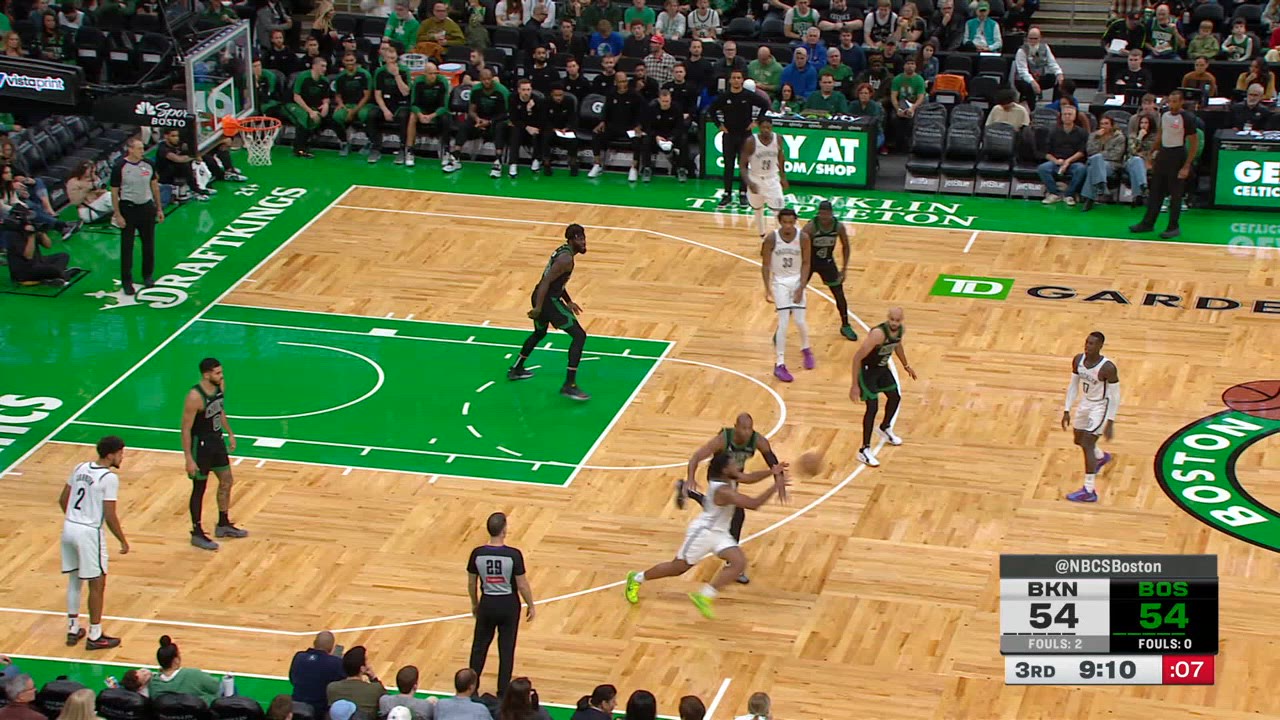 Two-Point/Three-Point Field Goal: Nets @ Celtics | NBA Official