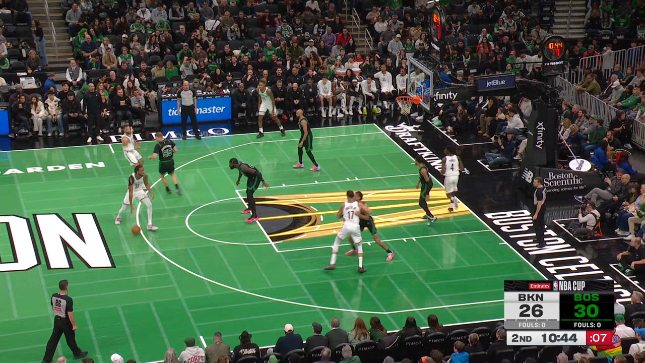 Two-Point/Three-Point Field Goal: Nets @ Celtics | NBA Official
