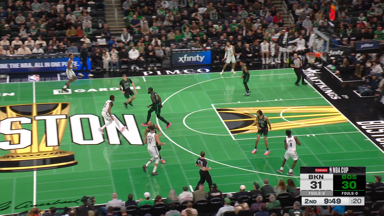 Two-Point/Three-Point Field Goal: Nets @ Celtics | NBA Official