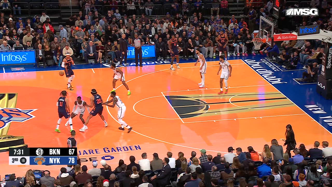 Two-Point/Three-Point Field Goal: Nets @ Knicks | NBA Official