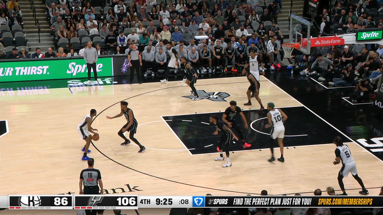 Two-Point/Three-Point Field Goal: Nets @ Spurs | NBA Official