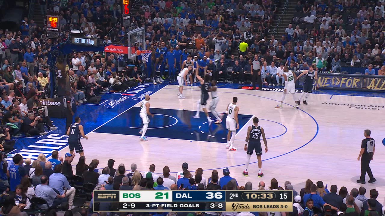 Two-Point/Three-Point Field Goal: Celtics @ Mavericks | NBA Official