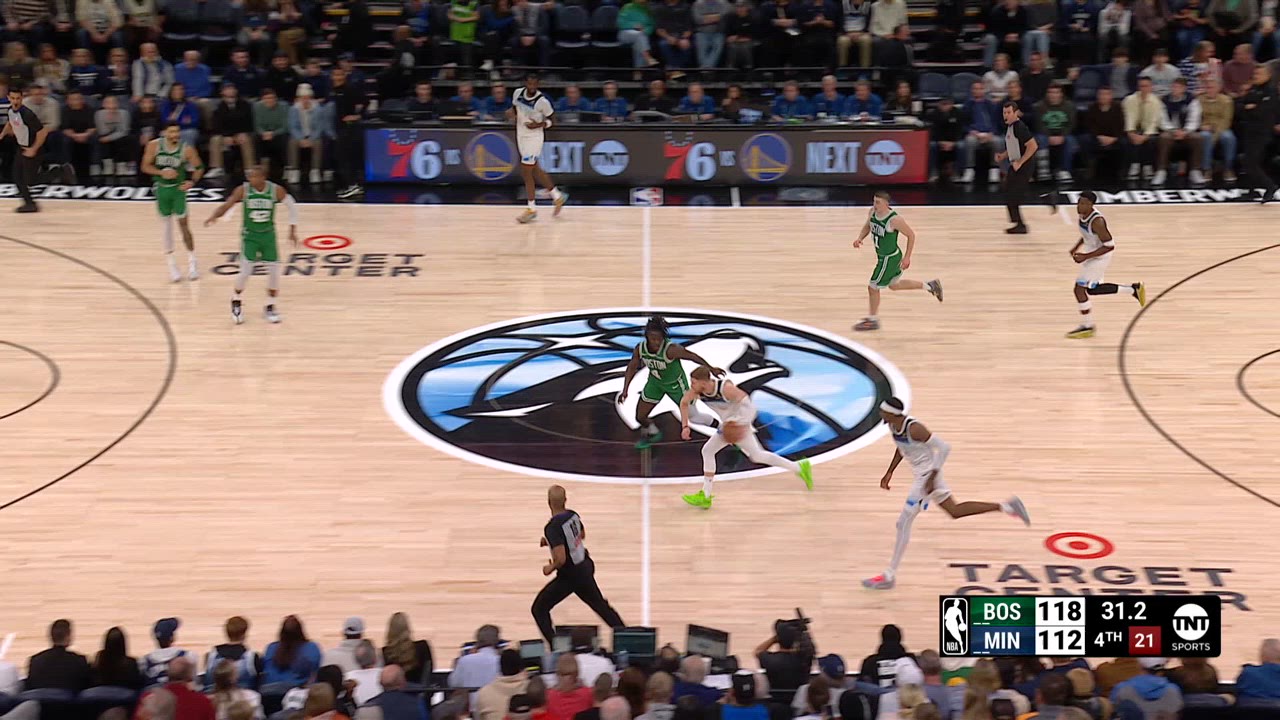 Two-Point/Three-Point Field Goal: Celtics @ Timberwolves | NBA Official