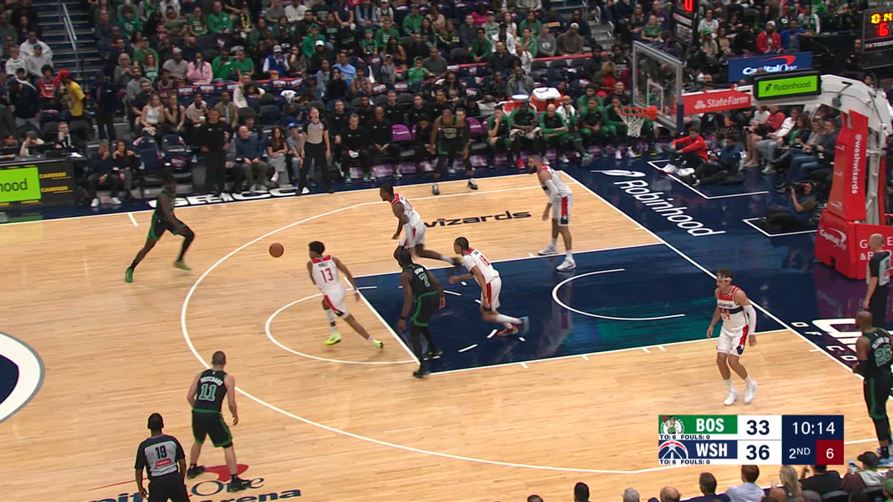 Two-Point/Three-Point Field Goal: Celtics @ Wizards | NBA Official