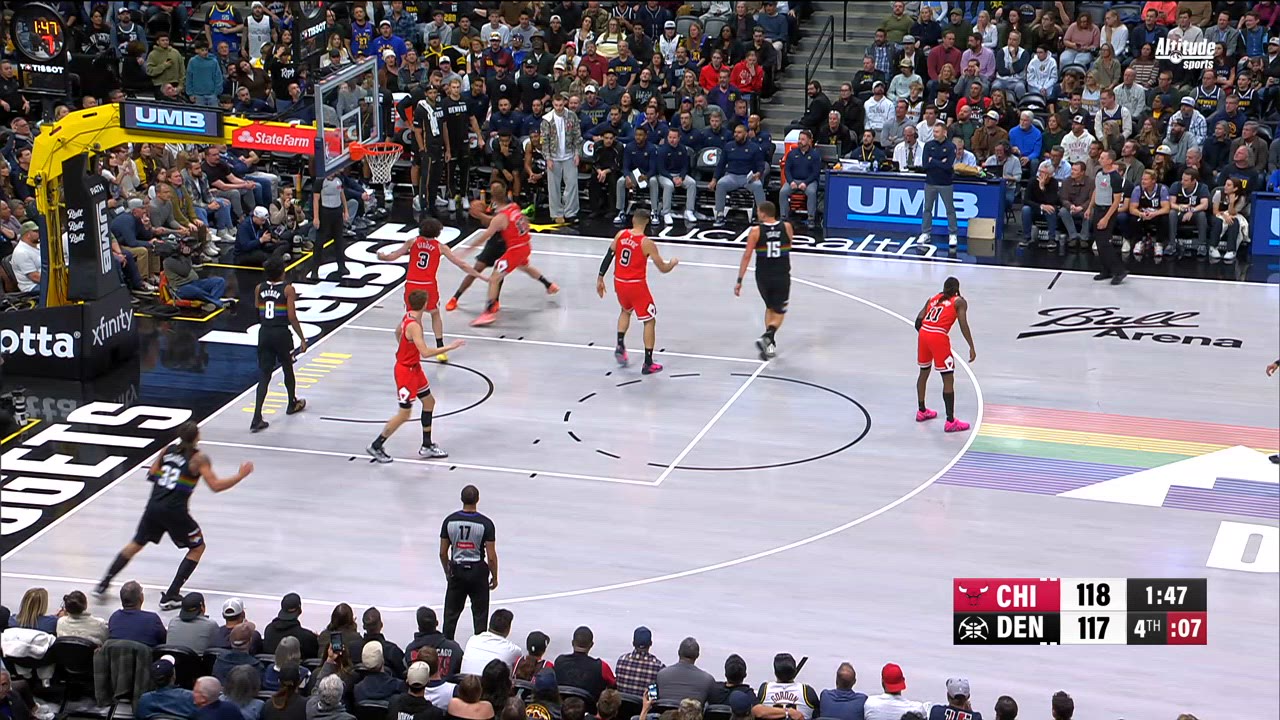 Two-Point/Three-Point Field Goal: Bulls @ Nuggets | NBA Official