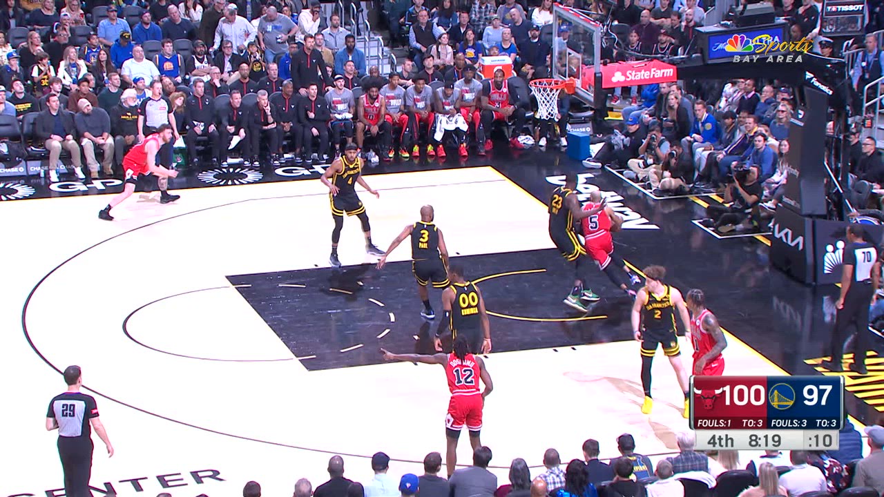 Two-Point/Three-Point Field Goal: Bulls @ Warriors | NBA Official