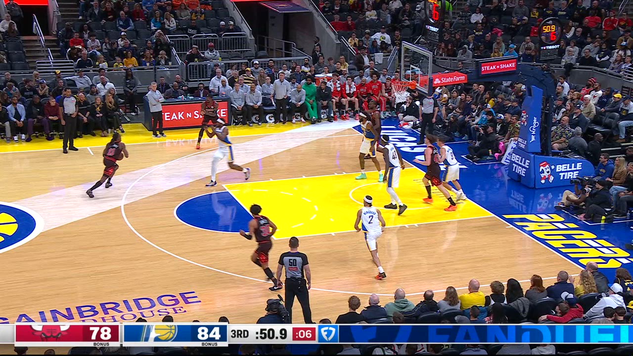 Two-Point/Three-Point Field Goal: Bulls @ Pacers | NBA Official
