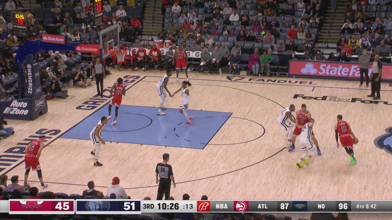 Two-Point/Three-Point Field Goal: Bulls @ Grizzlies | NBA Official