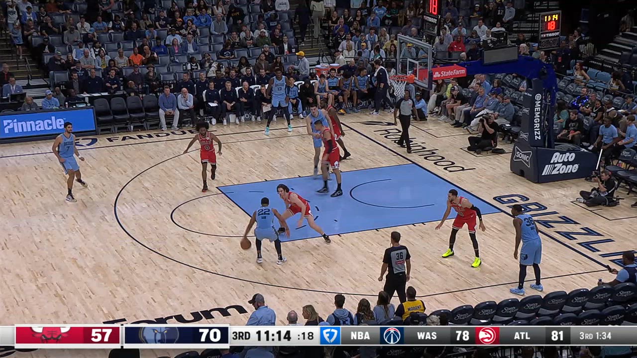 Two-Point/Three-Point Field Goal: Bulls @ Grizzlies | NBA Official