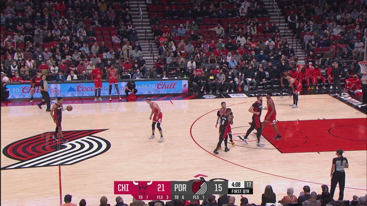 Two-Point/Three-Point Field Goal: Bulls @ Trail Blazers | NBA Official