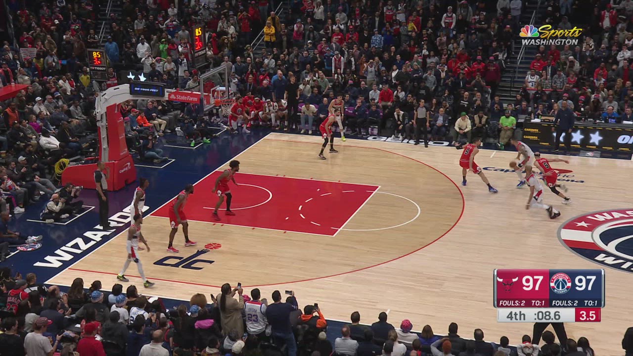 Two-Point/Three-Point Field Goal: Bulls @ Wizards | NBA Official