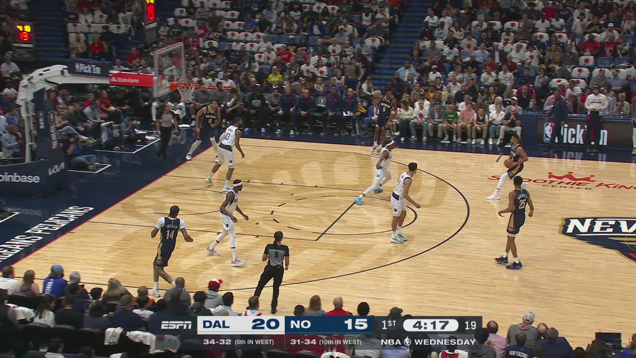 Two-Point/Three-Point Field Goal: Mavericks @ Pelicans | NBA Official