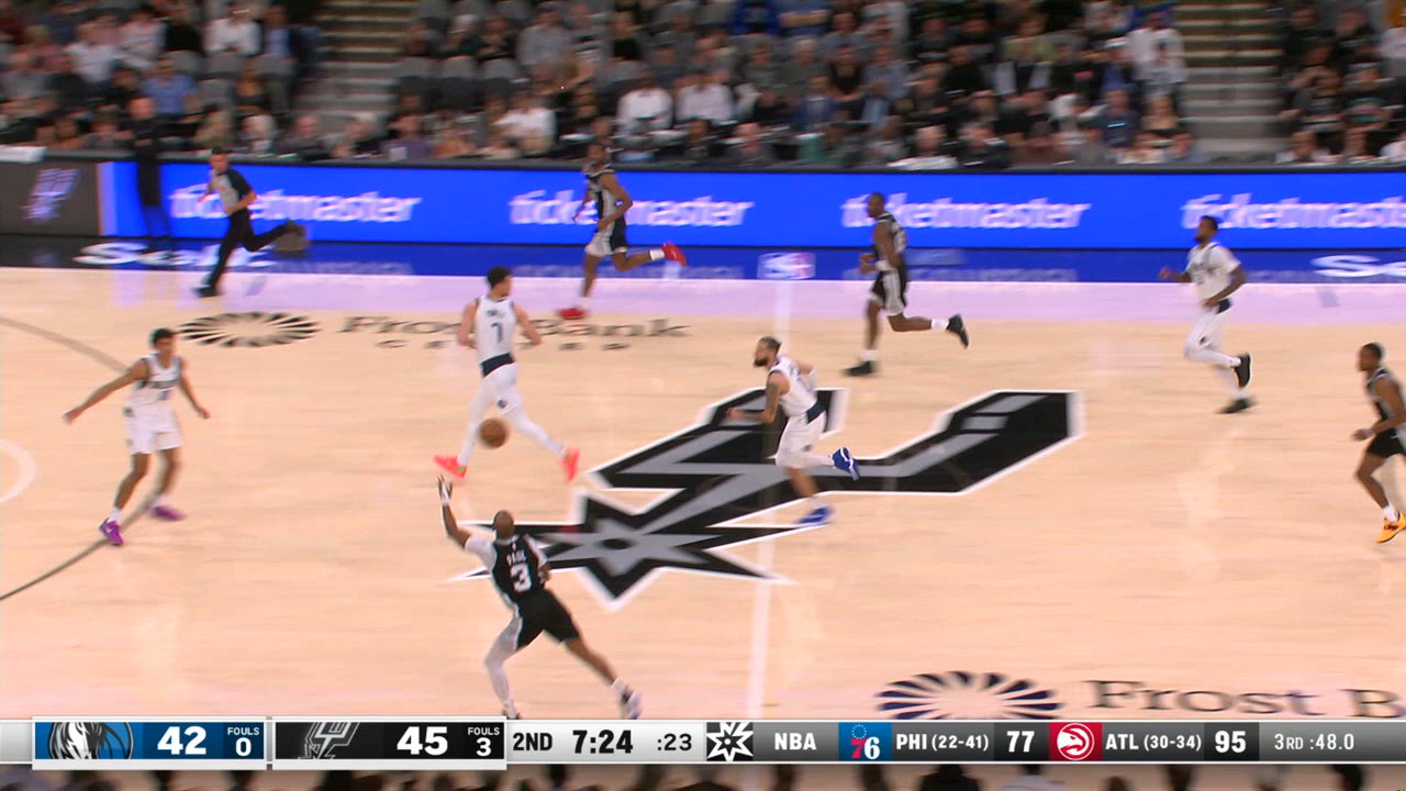 Two-Point/Three-Point Field Goal: Mavericks @ Spurs | NBA Official