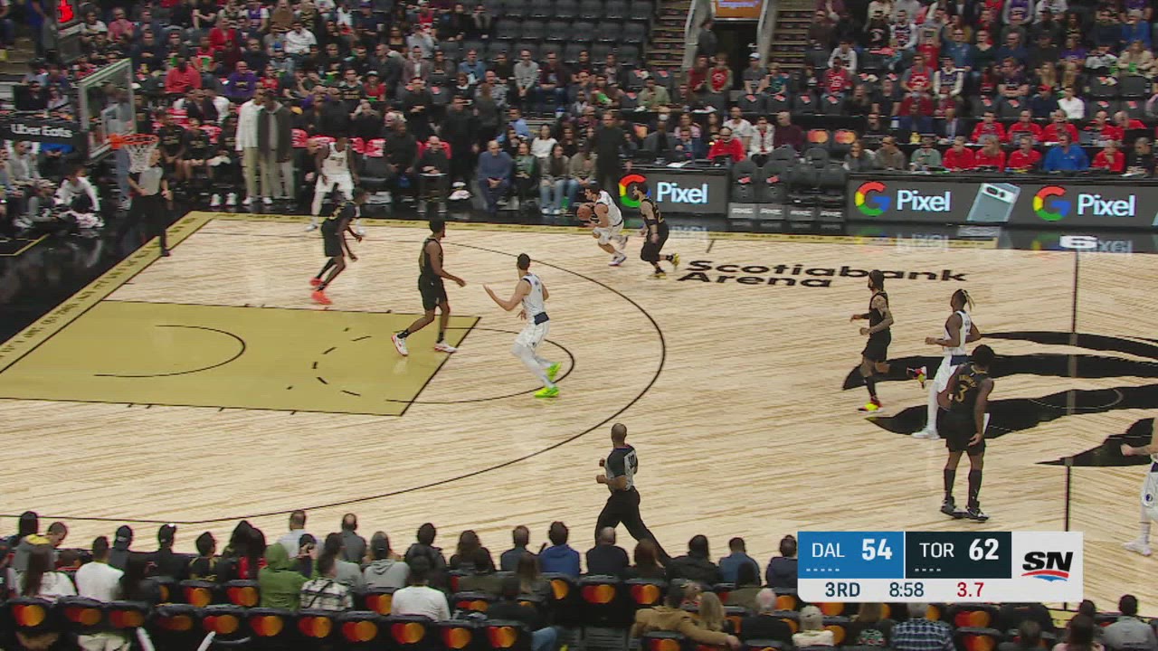 Two-Point/Three-Point Field Goal: Mavericks @ Raptors | NBA Official