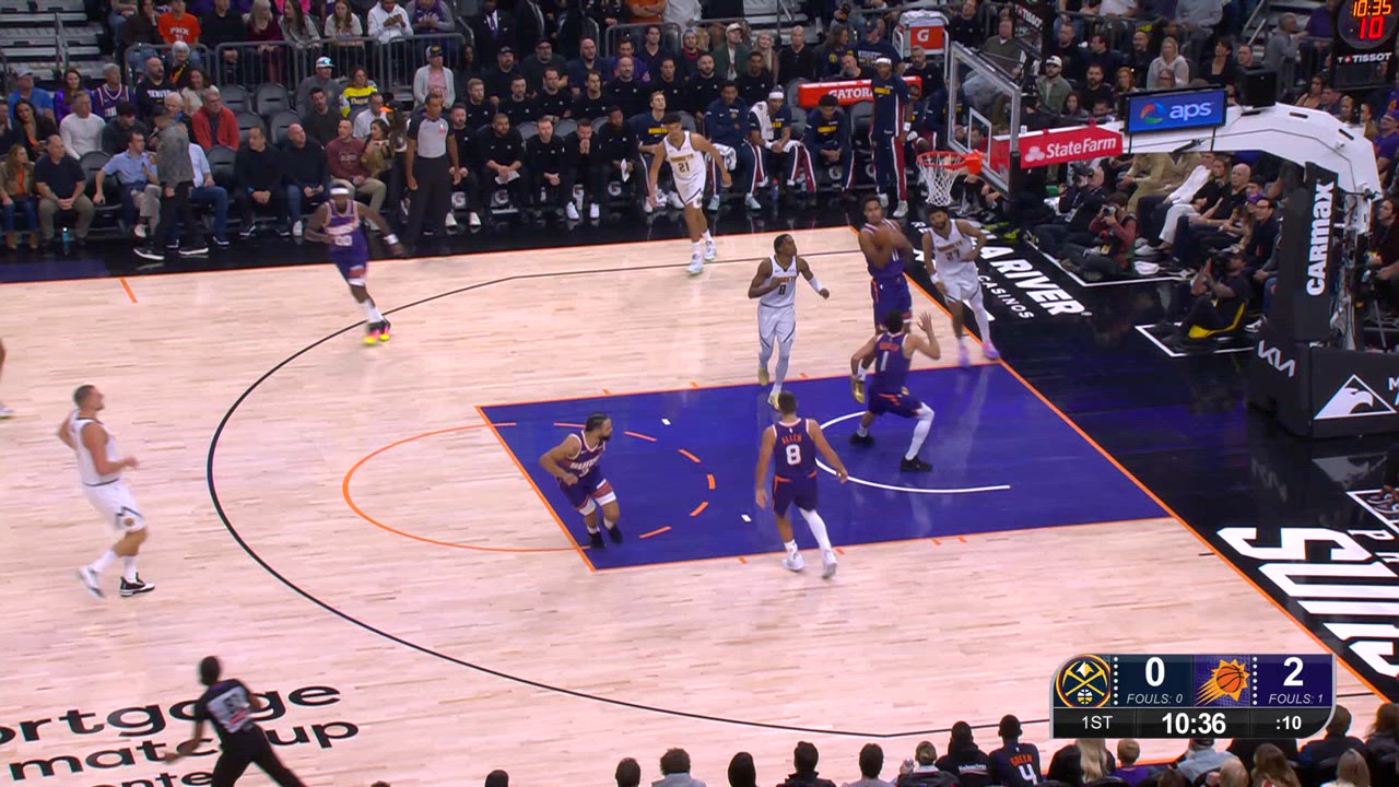 Two-Point/Three-Point Field Goal: Nuggets @ Suns | NBA Official