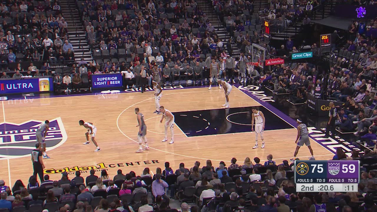Two-Point/Three-Point Field Goal: Nuggets @ Kings | NBA Official