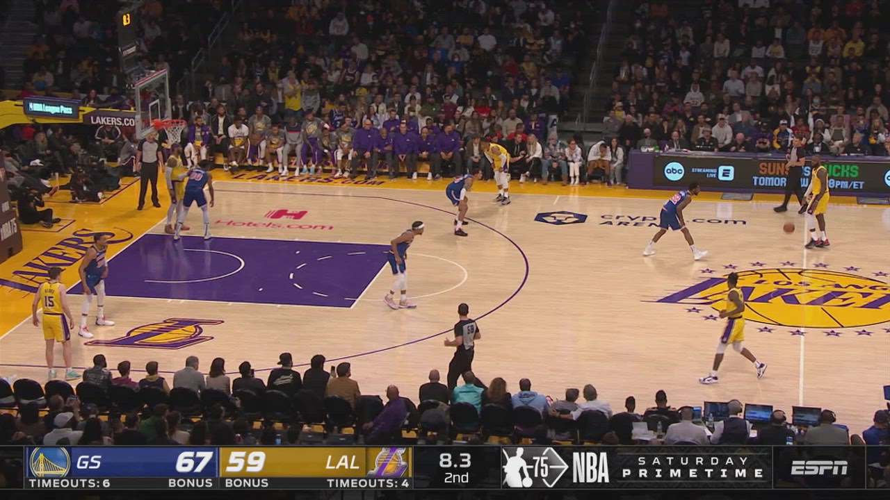 Two-Point/Three-Point Field Goal: Warriors @ Lakers | NBA Official
