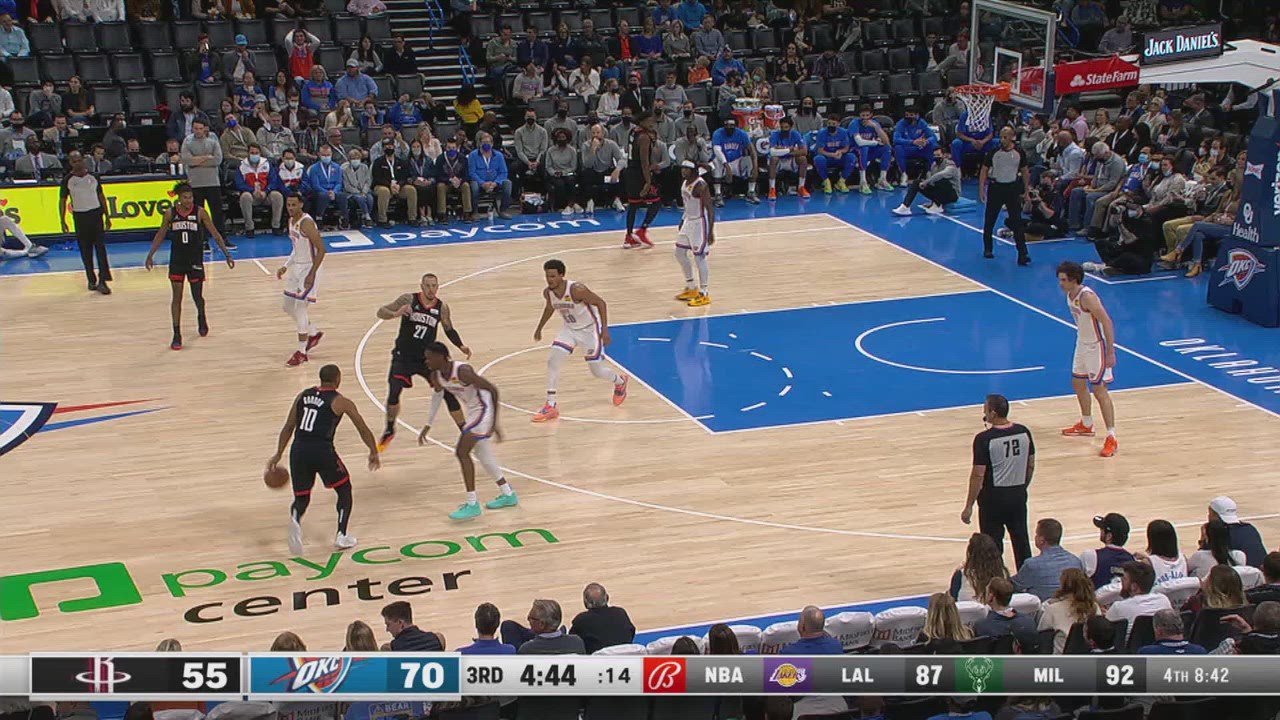 Two-Point/Three-Point Field Goal: Rockets @ Thunder | NBA Official