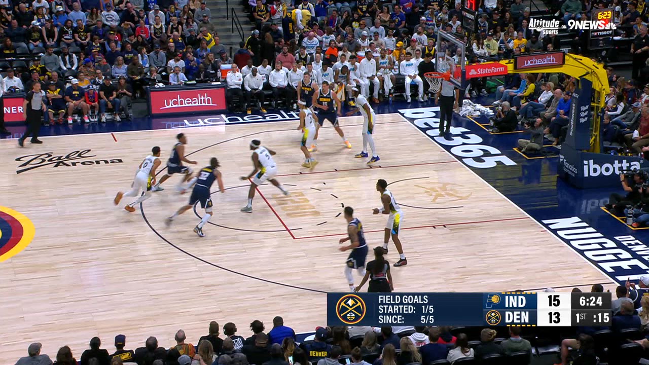 Two-Point/Three-Point Field Goal: Pacers @ Nuggets | NBA Official