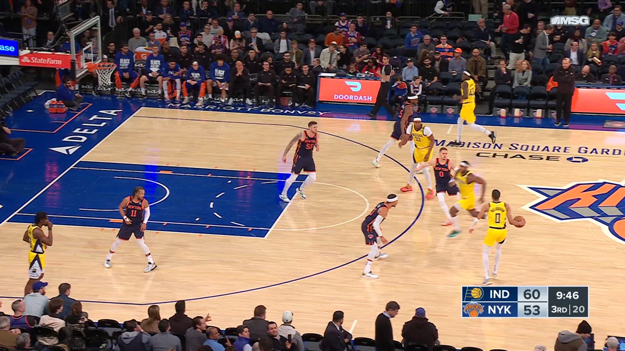 Two-Point/Three-Point Field Goal: Pacers @ Knicks | NBA Official