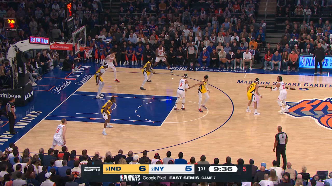 Two-Point/Three-Point Field Goal: Pacers @ Knicks | NBA Official