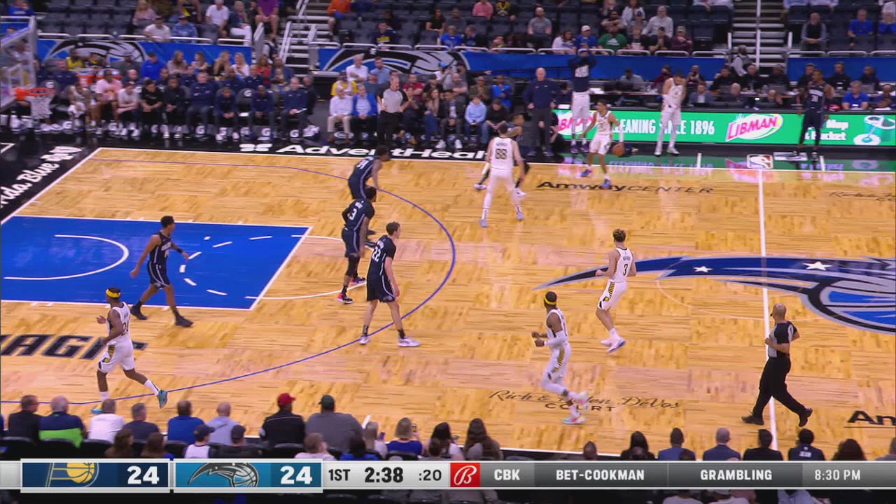Two-Point/Three-Point Field Goal: Pacers @ Magic | NBA Official