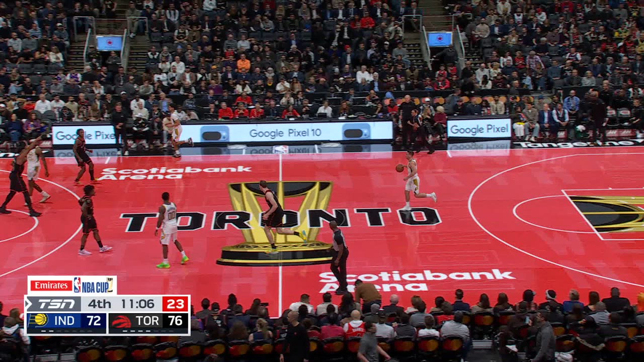 Two-Point/Three-Point Field Goal: Pacers @ Raptors | NBA Official